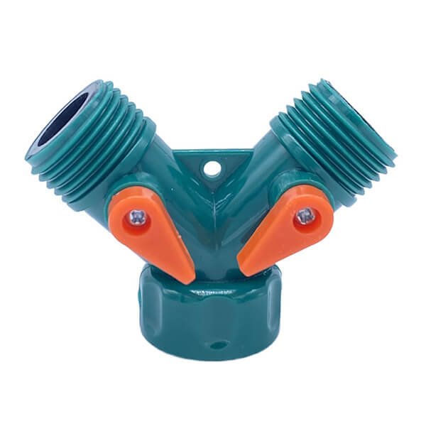 3/4" Plastic 2 Way Hose Y Splitter Valve - EVERPEAKTOOLS