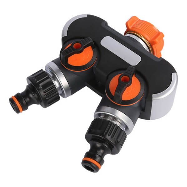 2 Way Adjustable Garden Hose Splitter - EVERPEAKTOOLS