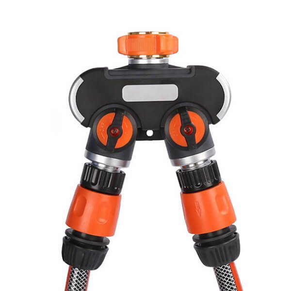 2 Way Adjustable Garden Hose Splitter - EVERPEAKTOOLS