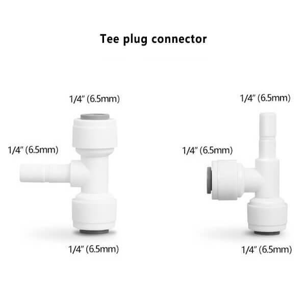 Plastic Quick Connect Fitting Water Pipe Plug Connector - EVERPEAKTOOLS