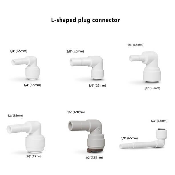 Plastic Quick Connect Fitting Water Pipe Plug Connector - EVERPEAKTOOLS