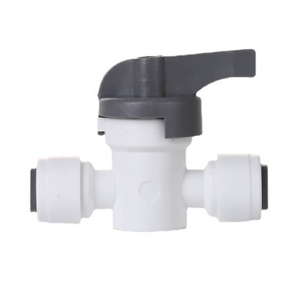 Plastic Quick Connect Fittings Water Purifier Tube Shut Off Ball Valve ...