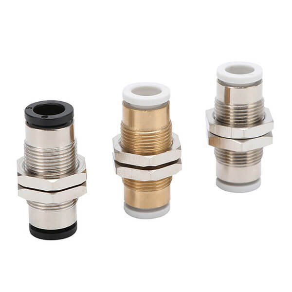 PM Pneumatic Bulkhead Connector Push to Connect Tube Fitting ...