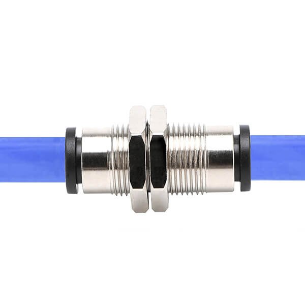 PM Pneumatic Bulkhead Connector Push to Connect Tube Fitting ...